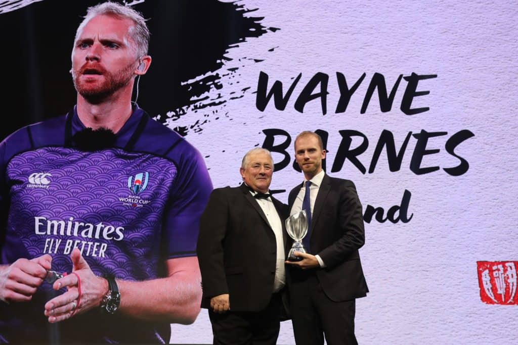 Wayne Barnes named 2019 World Rugby Referee of the Year