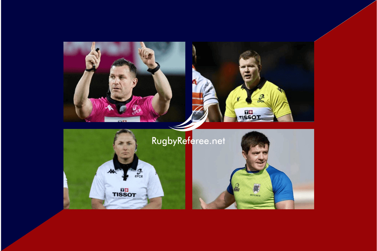 9-12 January: EPCR and domestic rugby referee, AR & TMO appointments