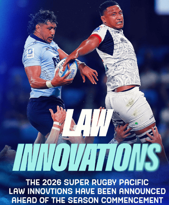Super Rugby Pacific outlines new 2026 law tweaks